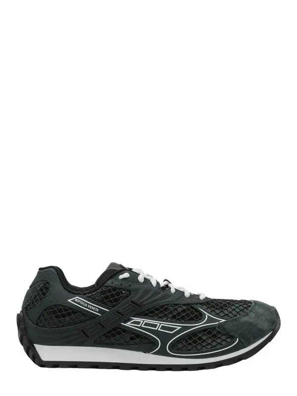 Bottega Veneta Orbit Sneakers In Technical Fabric - Green
