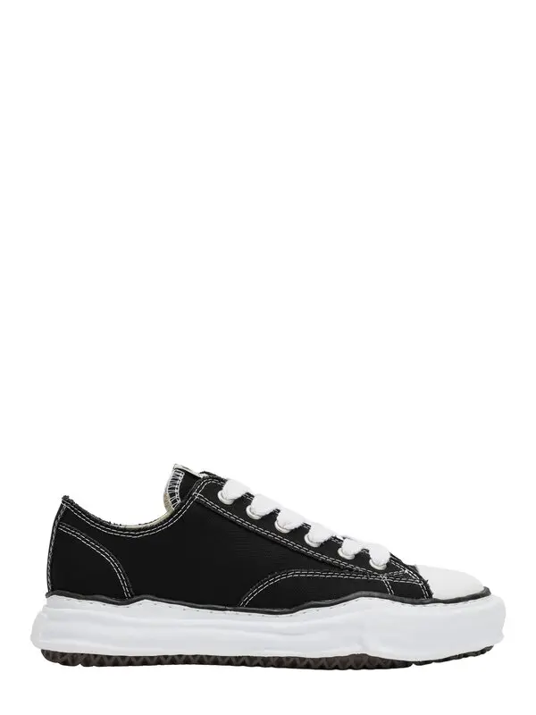 Mihara Yasuhiro Peterson Low Top Canvas Sneakers - Black
