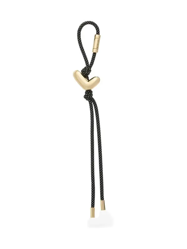 Michael Kors Tone Heart Charm With Speckled Cord - Gold