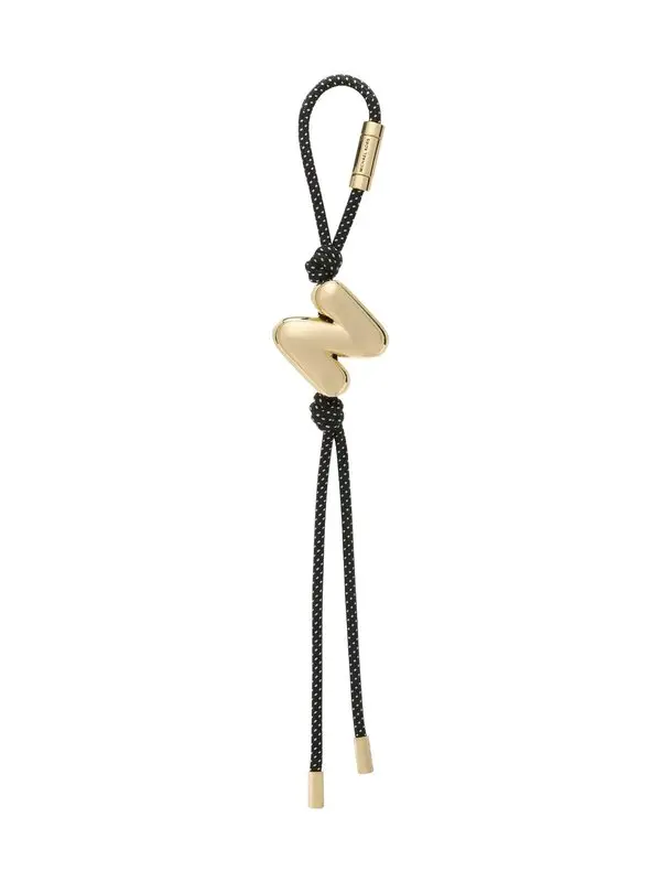 Michael Kors Initial 'n' Bag Charm With Speckled Cord - Gold