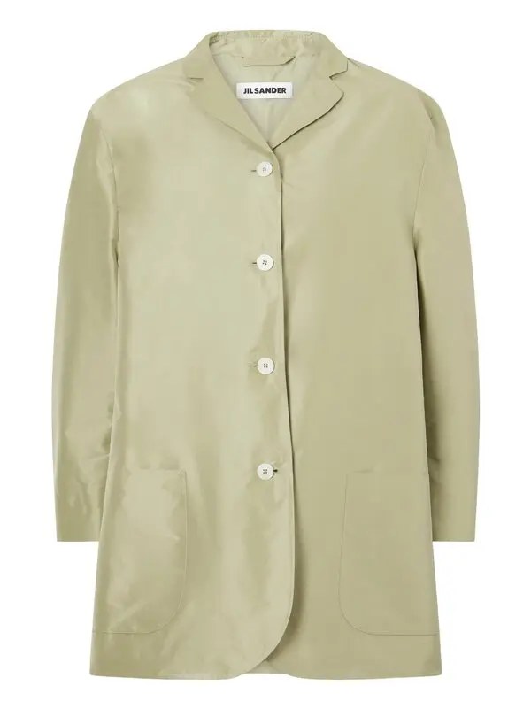 JIL SANDER Oversized Shell Jacket - Green