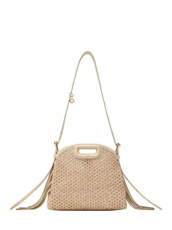Maje Miss M Mini Mesh Bag - Nude