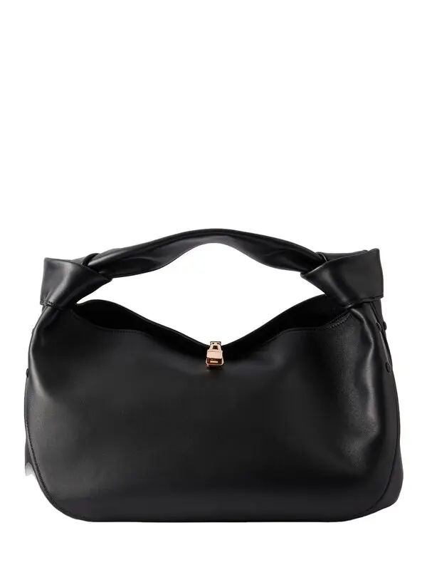 Gabriela Hearst Antonia Small Leather Shoulder Bag - Black