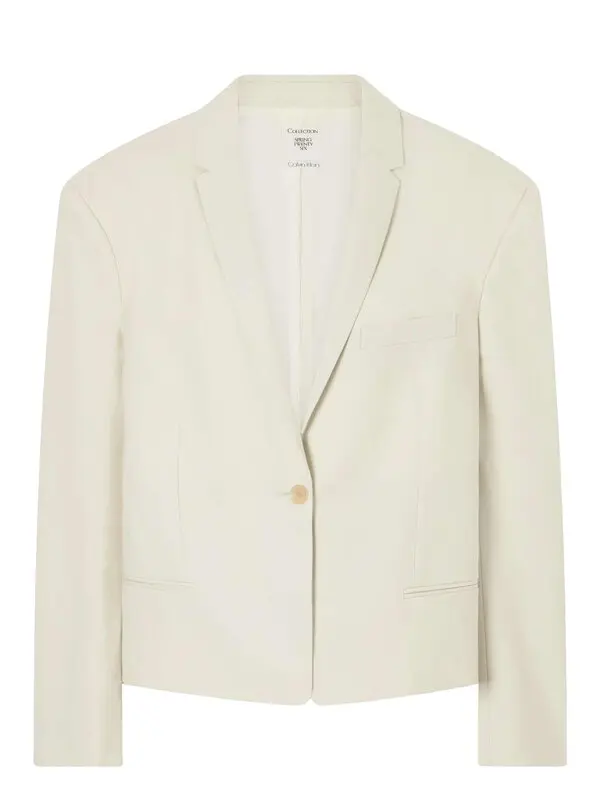 Calvin Klein Cordelia Wool-twill Blazer - Beige