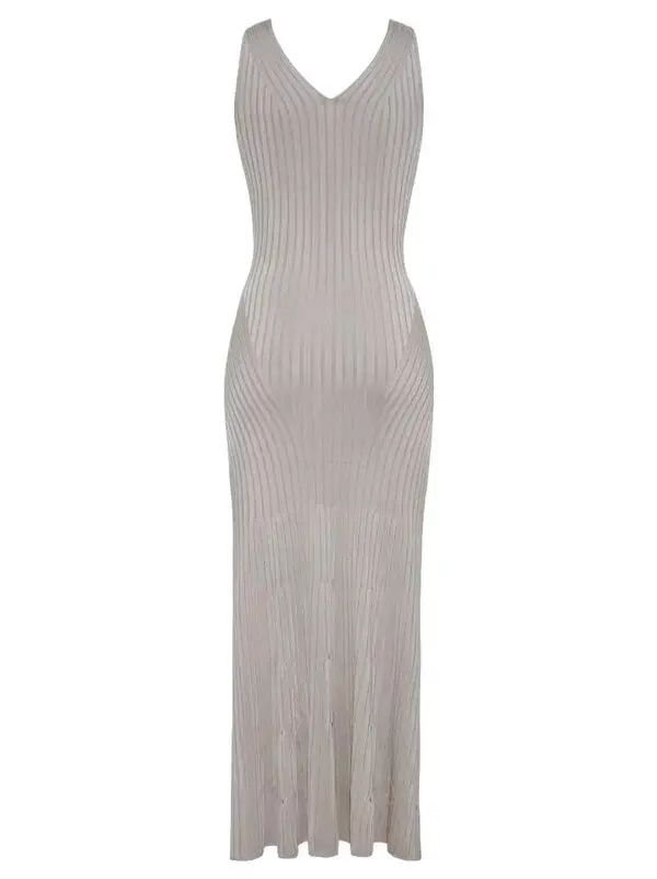 Adam Lippes Twyla Midi Dress - Silver
