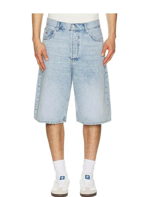 Tommy Hilfiger Theo Baggy Denim Shorts - Light Denim