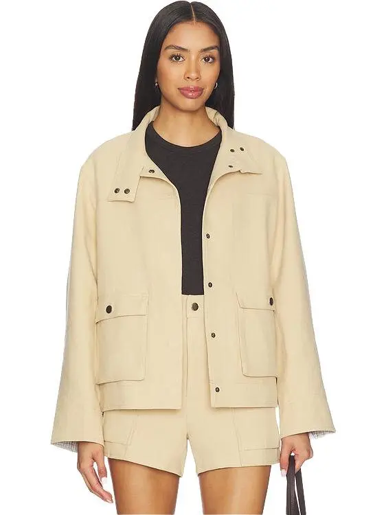 Astr The Label Beron Jacket - Tan