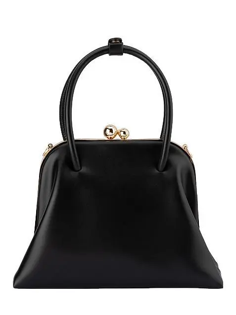 OLGA BERG Leandra Top Handle Bag - Black