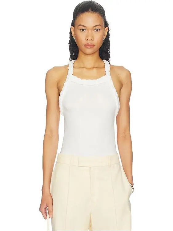 Bevza Tisto Bodysuit - White