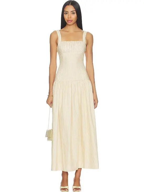 Line & Dot Noemi Maxi Dress - Yellow Multi