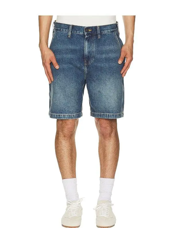 CORRIDOR Denim Painter Shorts - Indigo