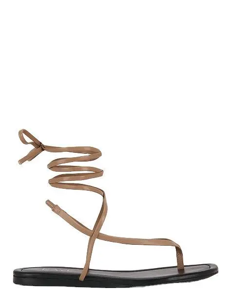 Raye Aditi Strappy Lace-up Sandals - Taupe