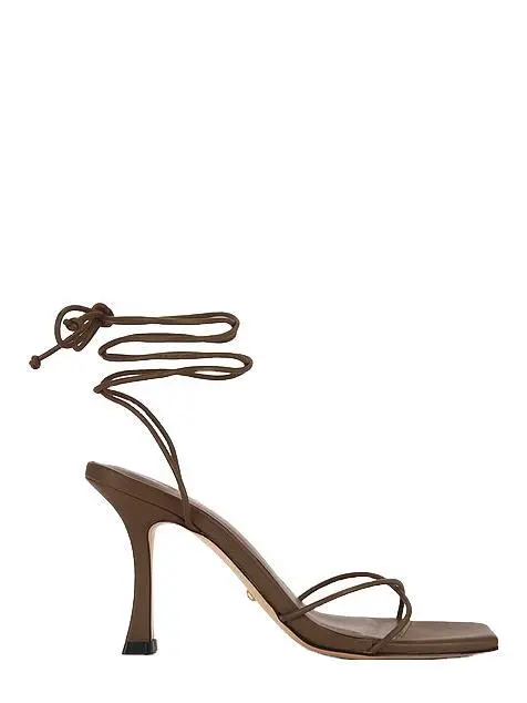 Raye Kamala Lace-up High Heel Sandals - Taupe
