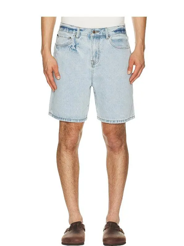 DUVIN DESIGN Denim Shorts - Light Blue