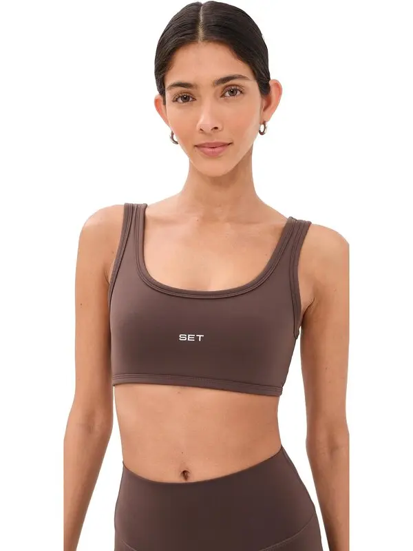 Set Al1 Breathe Scoop Sports Bra - Terrain