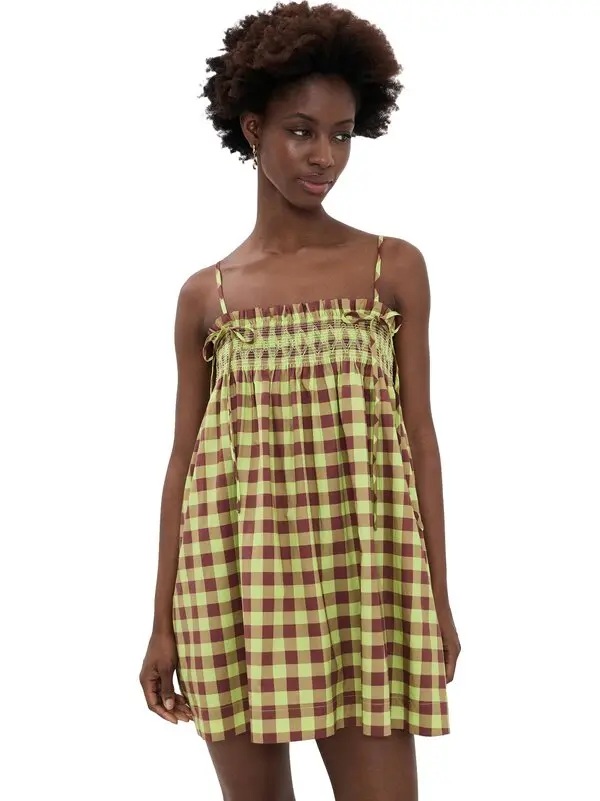 DAMSON MADDER Lilo Dress - Choc Avocado