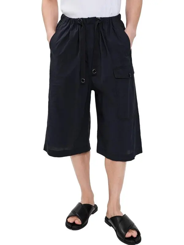 LEMAIRE Cargo Easy Shorts - Squid Ink