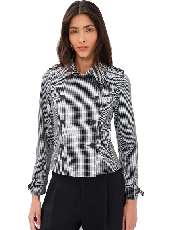 PEACHY DEN Henri Jacket - Checkers