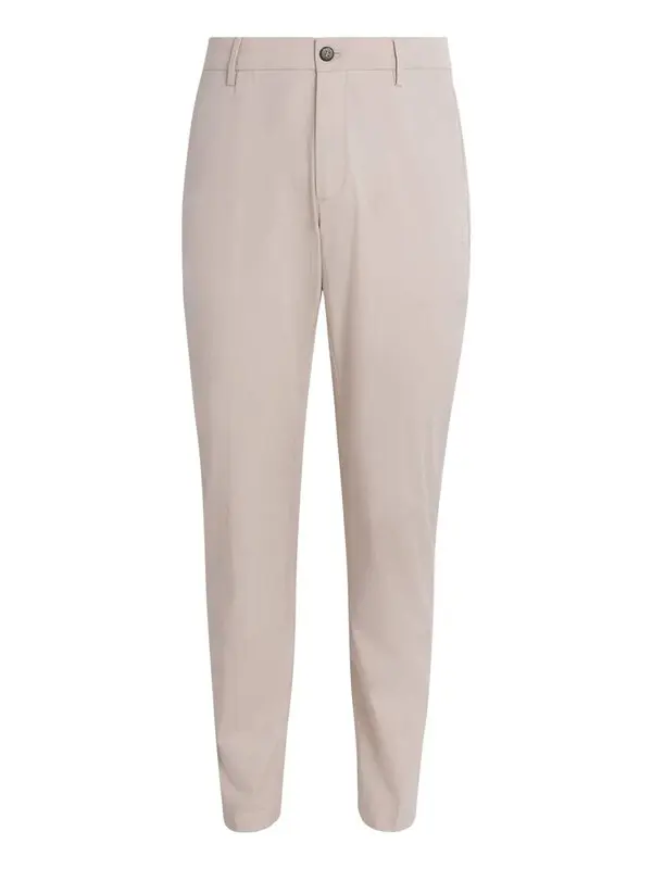 Eleventy Cotton-silk Chinos - Beige