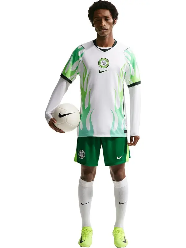 Nike Nigeria 2026 Stadium Home Soccer Replica Shorts - Green