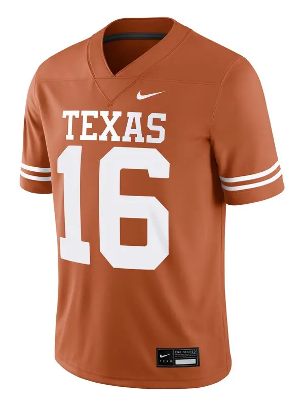 Nike Arch Manning Texas Dri-fit College Game Jersey - Orange