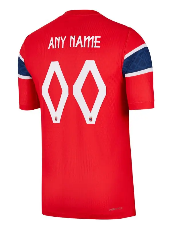Nike Norway 2026/27 Match Home Authentic Custom Jersey - Red