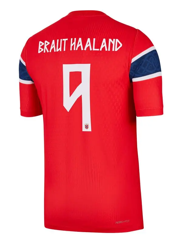 Nike Erling Braut Haaland Norway National Team 2026 Match Home Soccer Jersey - Red