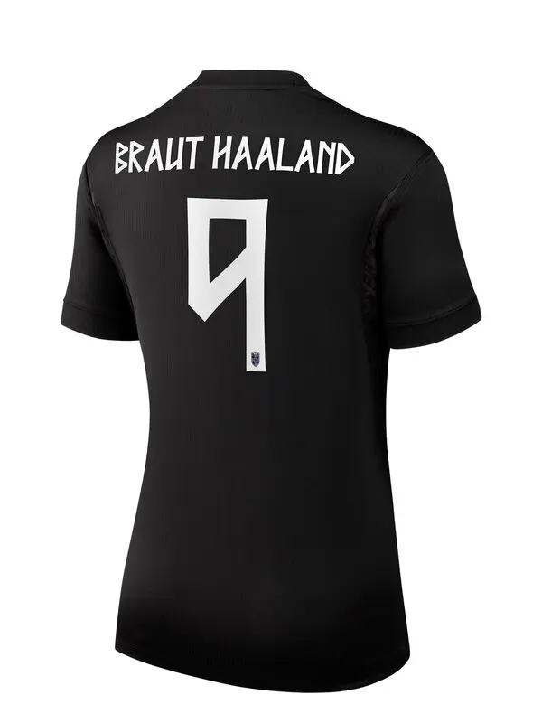 Nike Erling Haaland Norway National Team 2026 Stadium Away Dri-fit Soccer Jersey - Grey