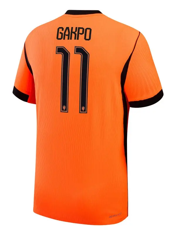 Nike Cody Gakpo Netherlands National Team 2026 Match Home Dri-fit Adv Soccer Jersey - Orange