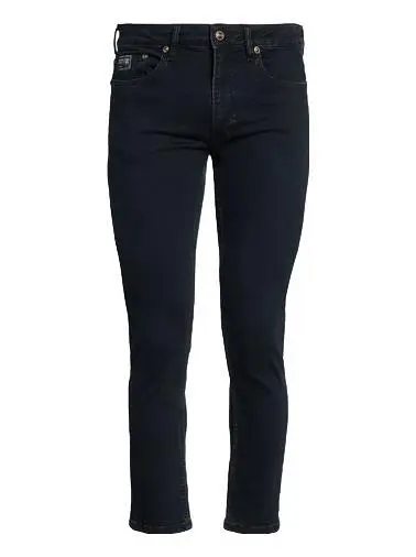 Versace Cropped Skinny Fit Jeans - Blue
