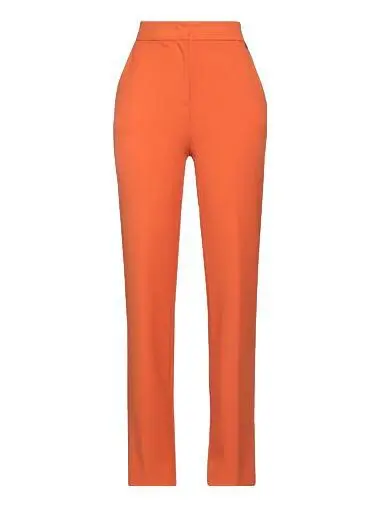 Liu Jo High Waisted Straight Leg Stretch Chinos - Orange