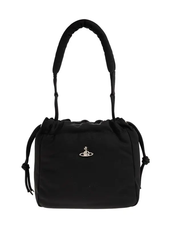 VIVIENNE WESTWOOD Hilary Small Bucket Bag - Black