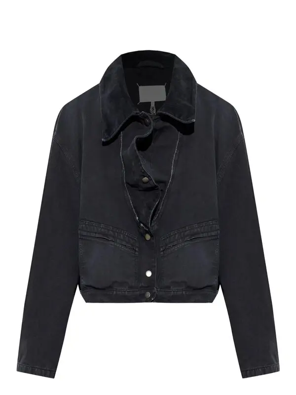 MAISON MARGIELA Oversize Denim Jacket - Black