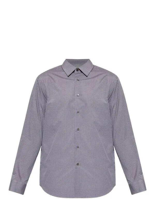 Paul Smith Checked Pattern Shirt - Grey