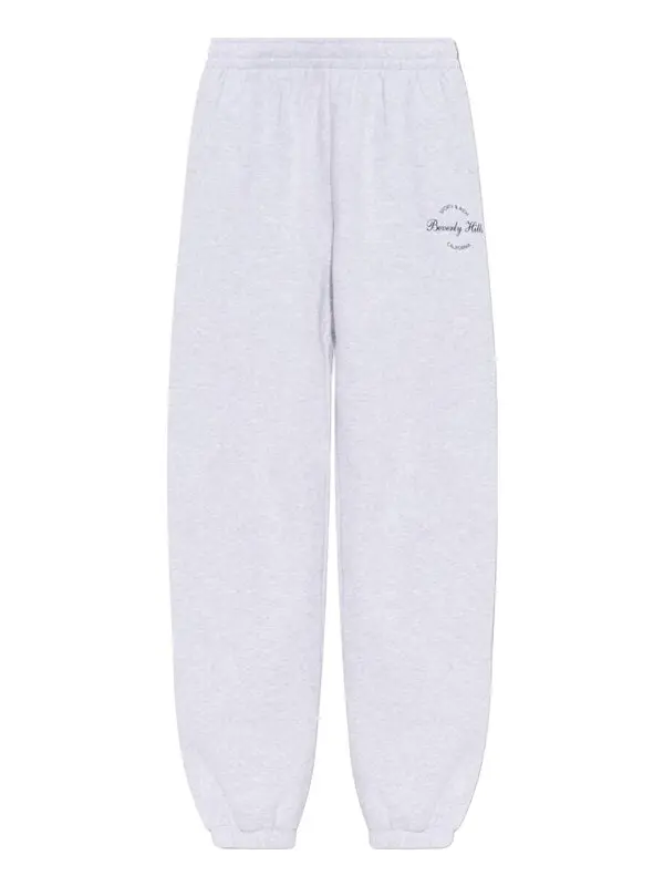 SPORTY & RICH Cotton Sweatpants - Grey