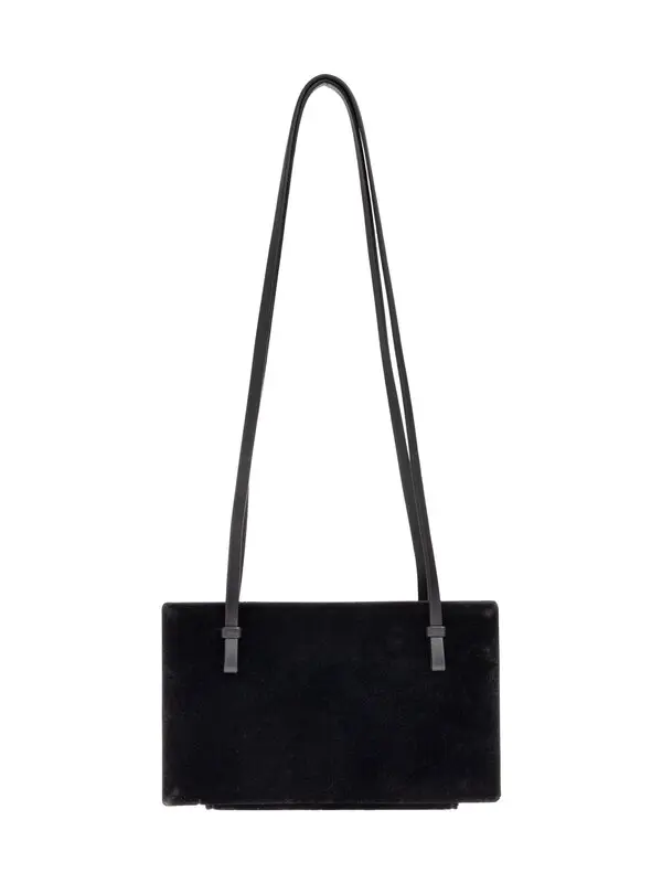 TOTEME Cocktail" Velvet Shoulder Bag - Black