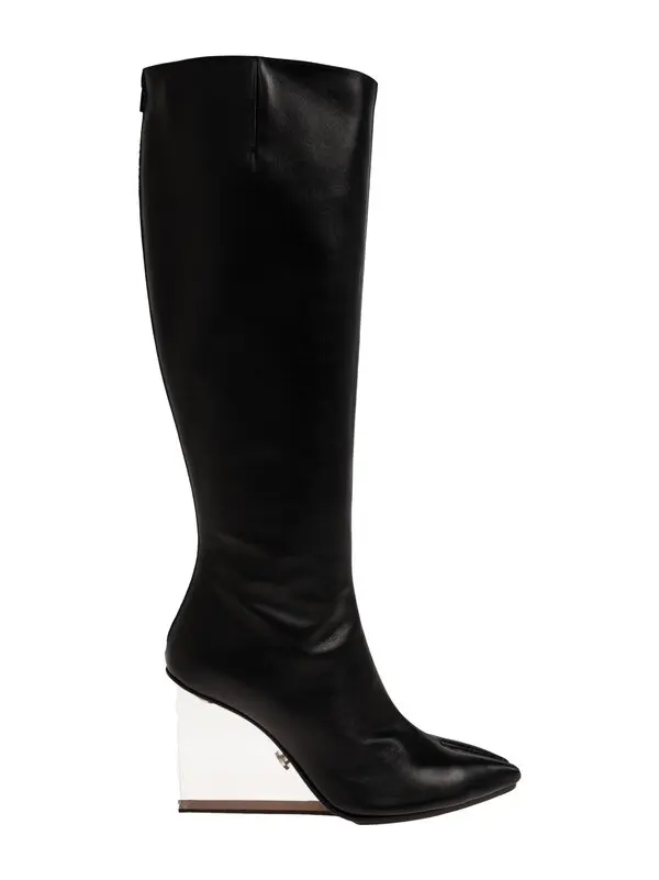 MAISON MARGIELA Tabi Plexi Claw Wedge Boots - Black