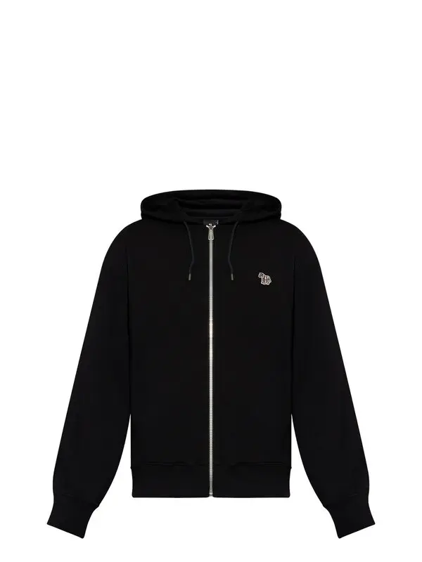 Paul Smith Full Zip Hoodie - Black
