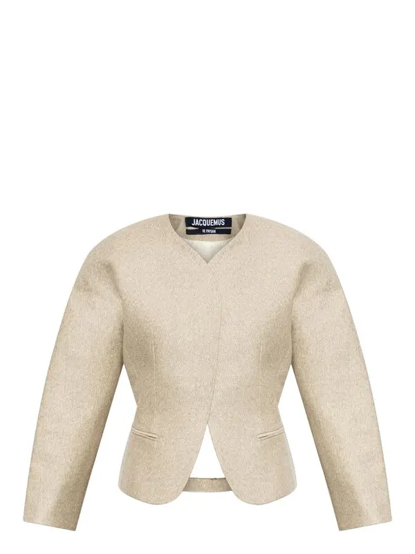 Jacquemus Ovalo" Blazer - Beige