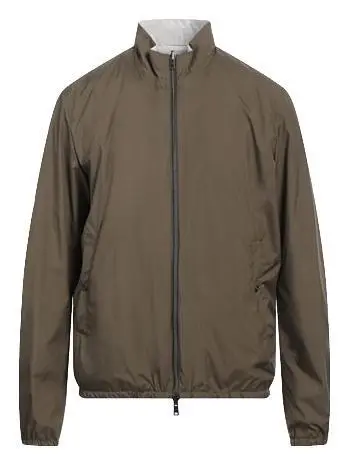 Herno Military Polyester, Polyamide, Polyurethane Windbreaker Jacket - Green