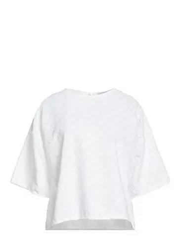 Alpha Studio Short Sleeve Top - White