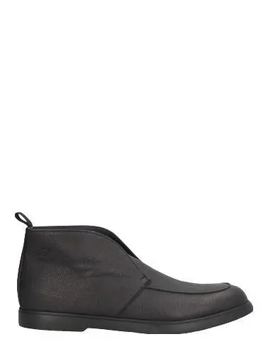 BALDININI Ankle Boots In Leather - Black