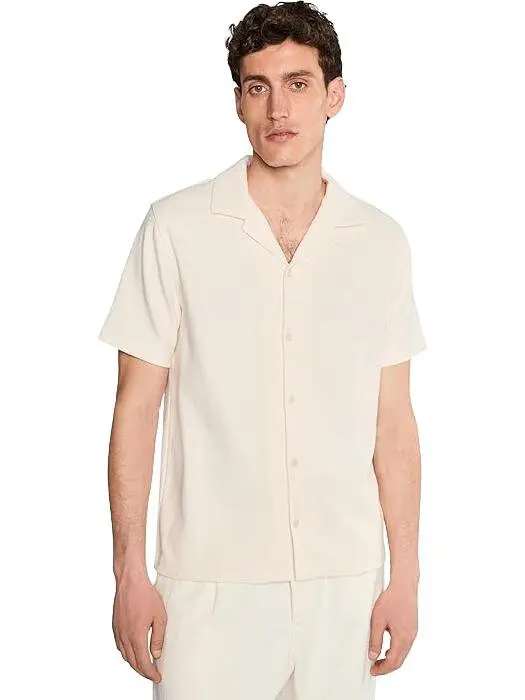 Vince Cabana Shirt Clothing - Bone
