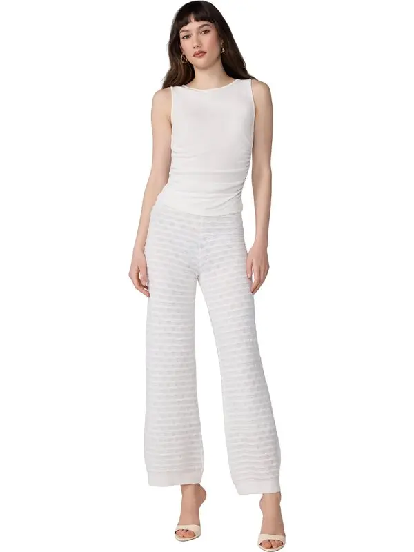 Diane Von Furstenberg Barbara Pant - White