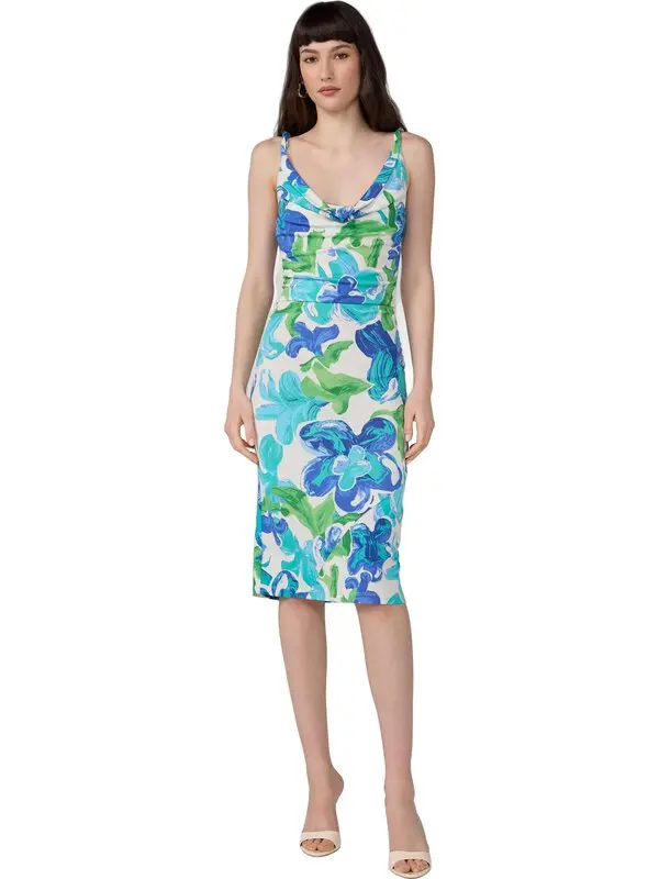 Diane Von Furstenberg Delaney Dress - Cote Ibiza Blue