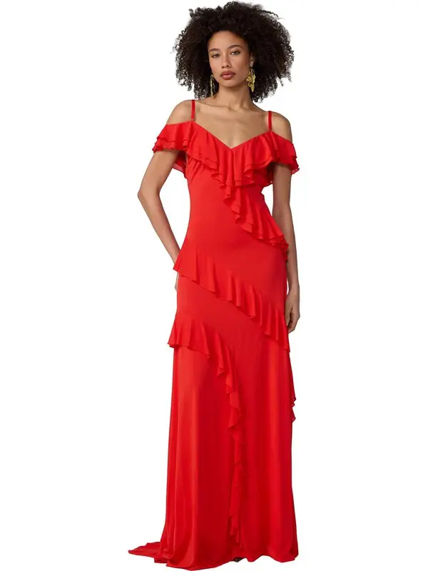 Diane Von Furstenberg Sofia Maxi Dress - Signature Red