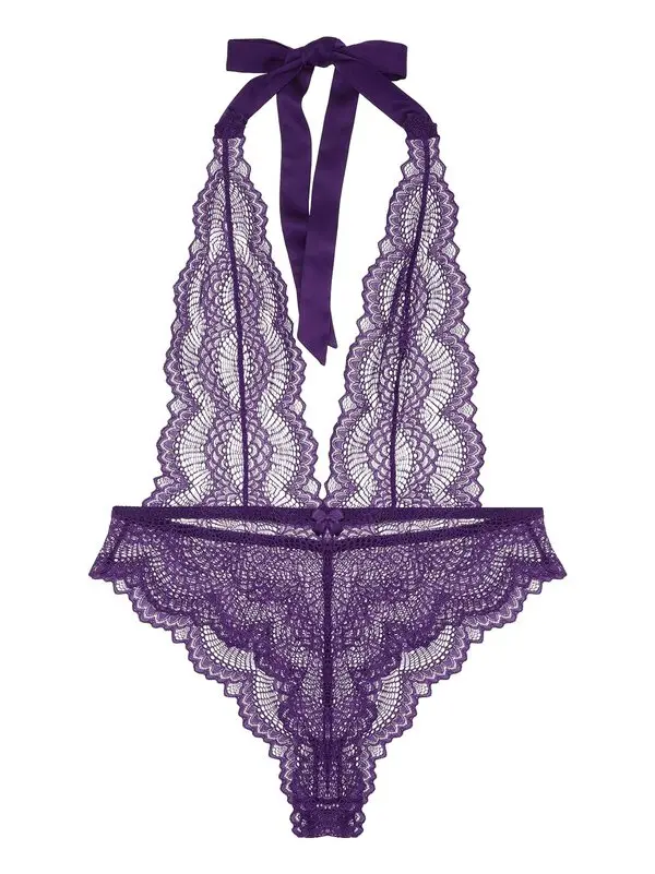 JOURNELLE Natalia Bodysuit - Purple