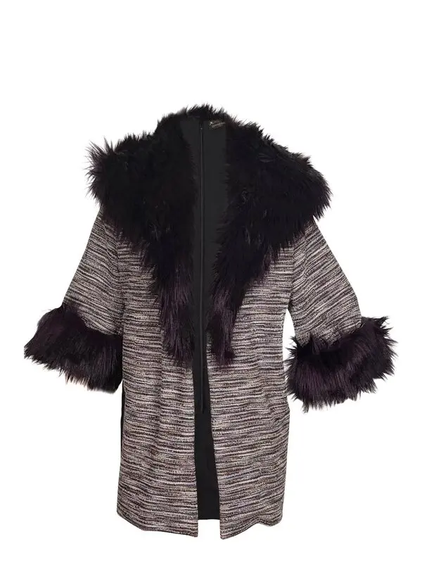 JENNAFER GRACE Penelope Swing Coat - Purple