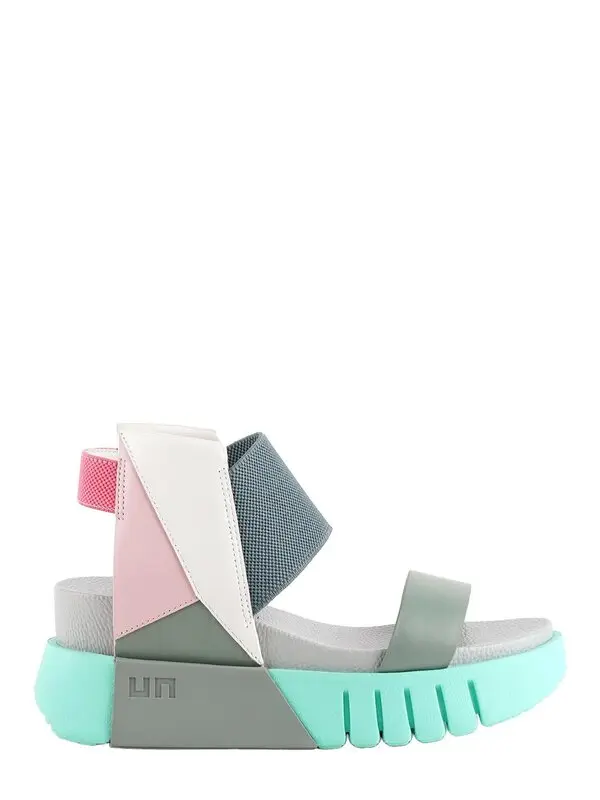 United Nude Delta 3d Sandal - Grey/green/pink