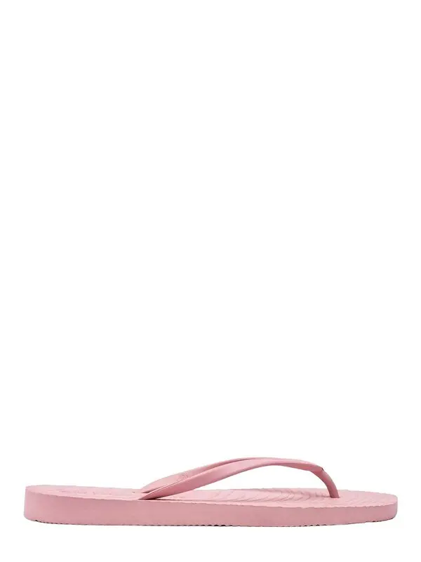 VELOUR Tapered Square Toe Flip-flops - Light Pink